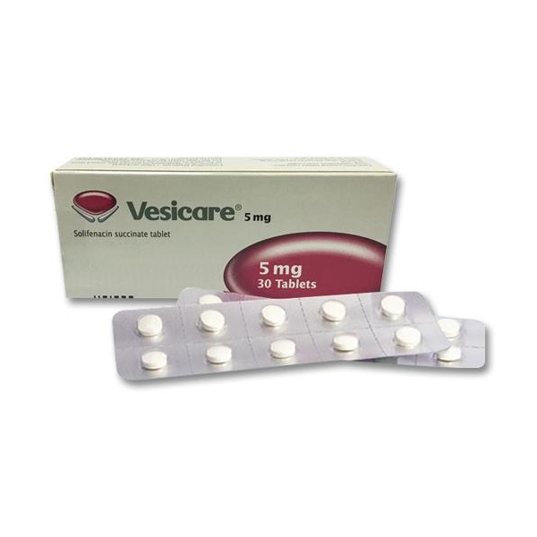 VESICARE Solifenacin Succinate 5mg Film-Coated Tablet 1's price in the ...
